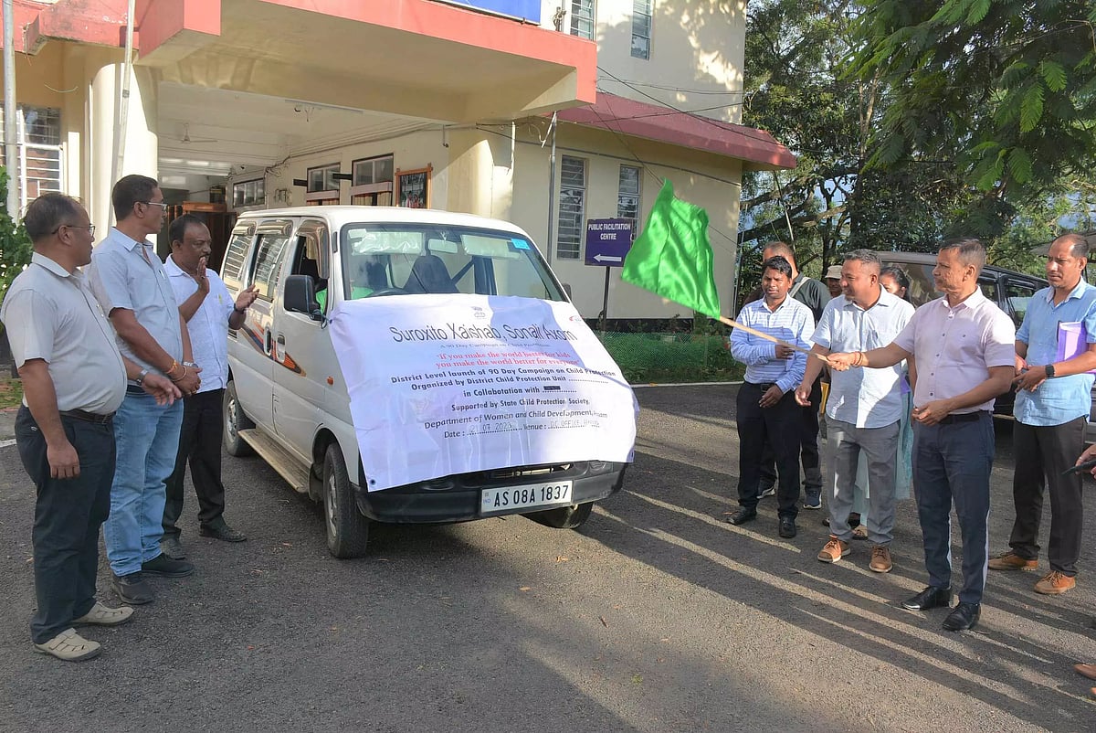 Campaign on child protection issues, “Suroxito Xaishab, Sonali Axom” held