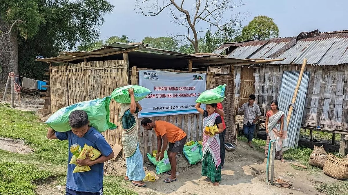 North-East Affected Area Development Society distributed aid to storm ...
