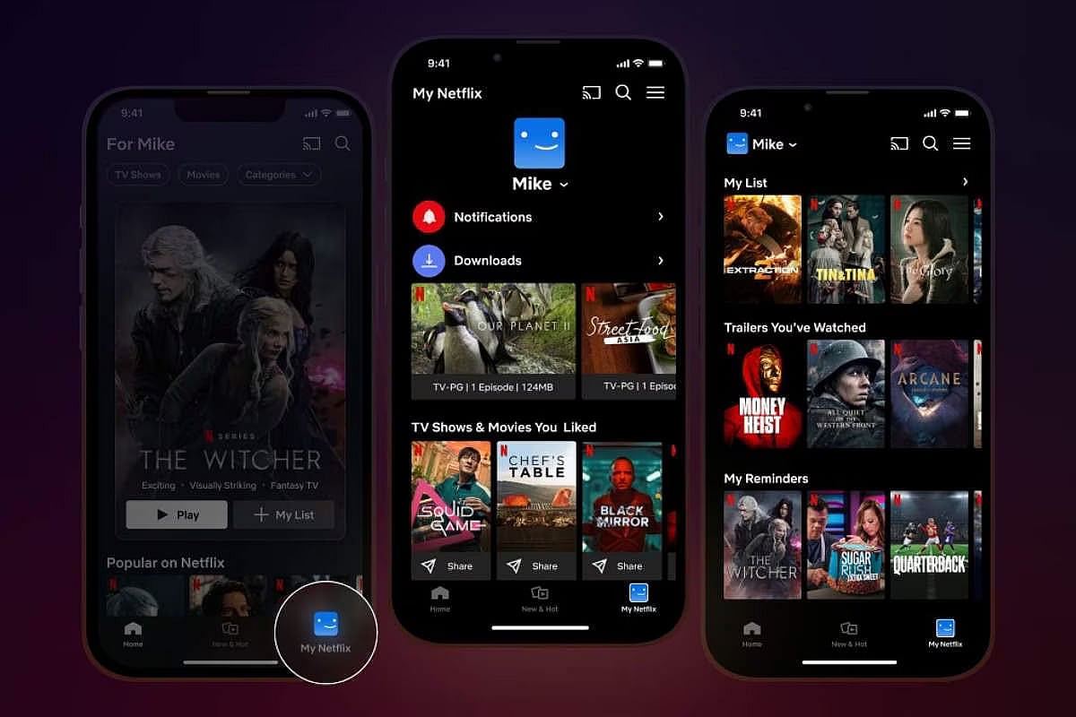 Streaming giant Netflix introduces new personalised tab for Android, iOS