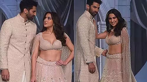 Bollywood actors Aditya Roy Kapoor and Sara Ali Khan’s fashion outing