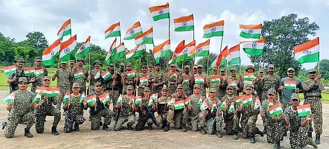 Indo-Tibetan Border Police Force conducts Tiranga rally in Sonitpur