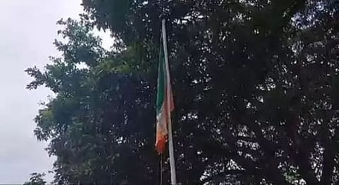 Assam: Upside Down National Flag Hoised in Kheroni