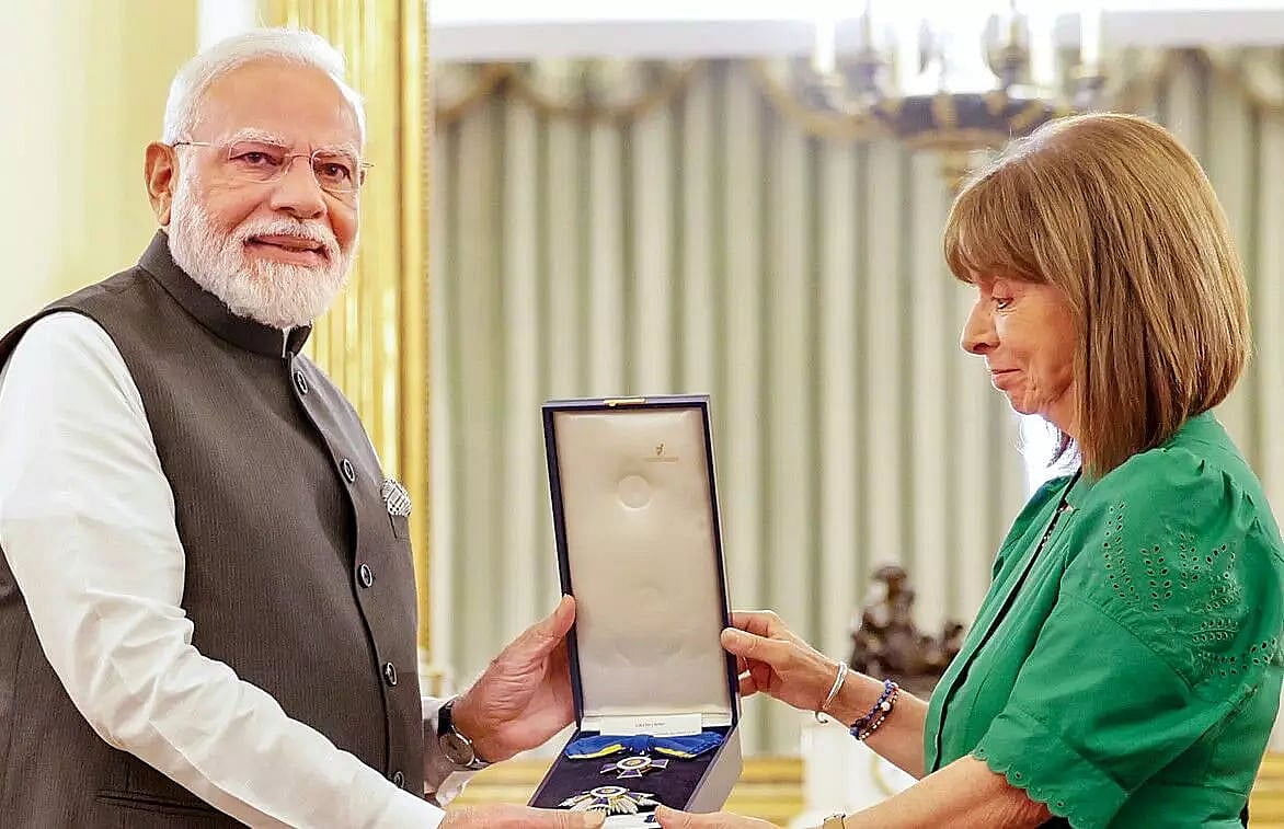 PM Narendra Modi conferred with Grand Cross of the Order of Honour