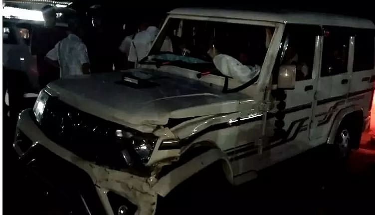 Assam Police Vehicle Hits Private Vehicle in Doomdooma