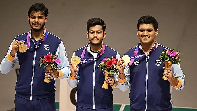 Asian Games 2023: Indian Men's Air Rifle Team Sets World Record ...