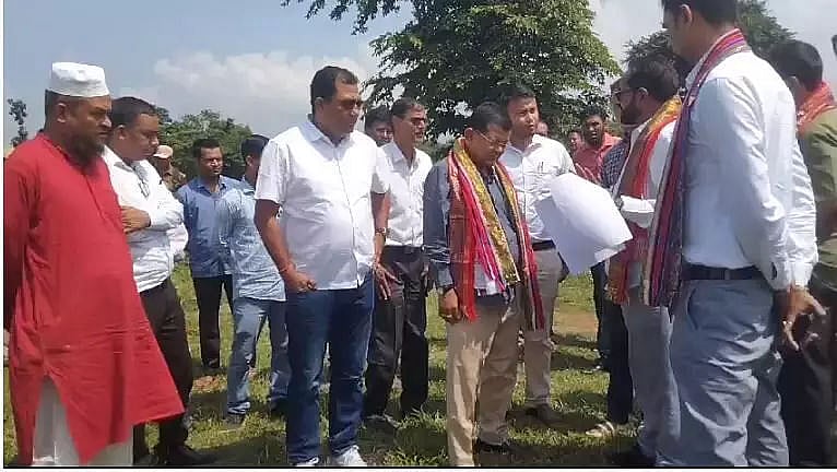 Assam: Team of MLAs Visit South Salmara Mankachar District