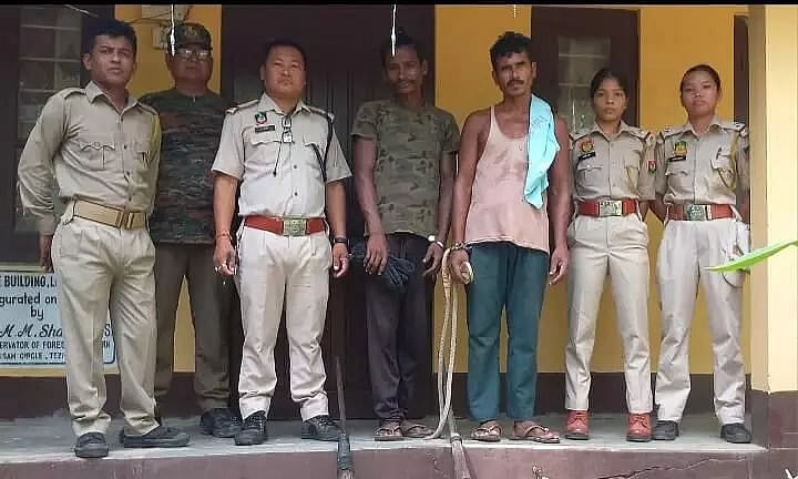 Assam: Two poachers identified as Sontosh Guwala and Raghur Ghor ...