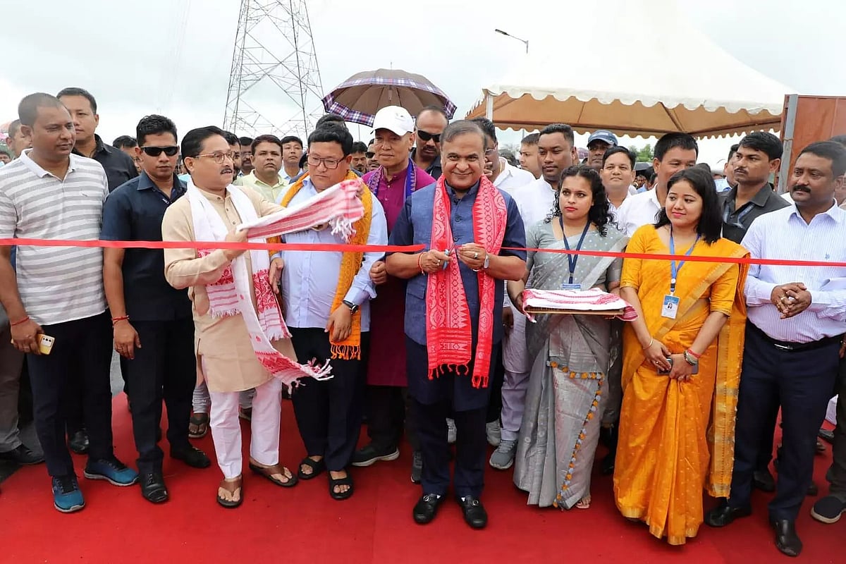 CM Sarma dedicates RCC bridge on Barama-Dhamdhama-Tamulpur road to people