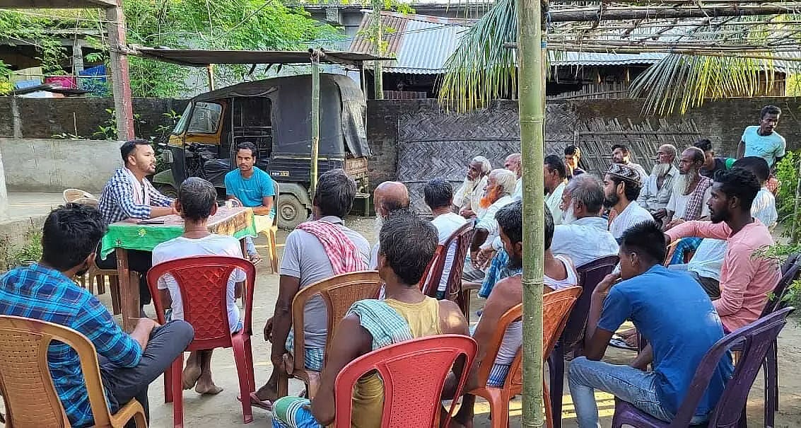 Assam: Agricultural Development Officer Interacts with Local Farmers