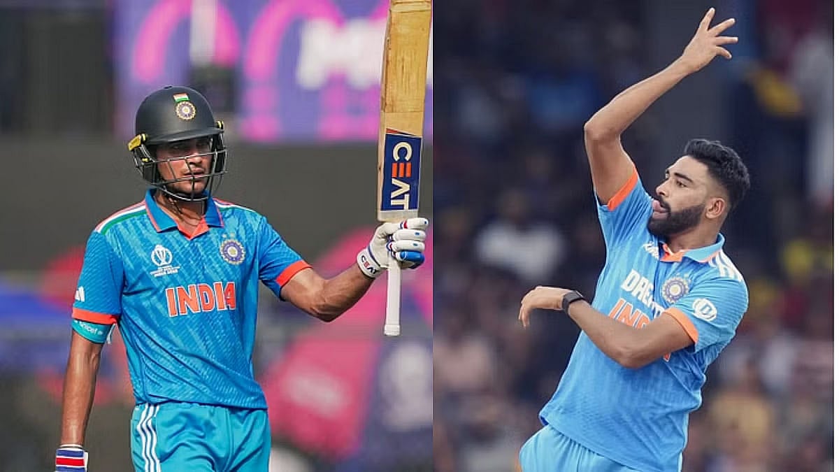 Shubman Gill, Mohammed Siraj claim top spots at ICC Men's Batting Rankings