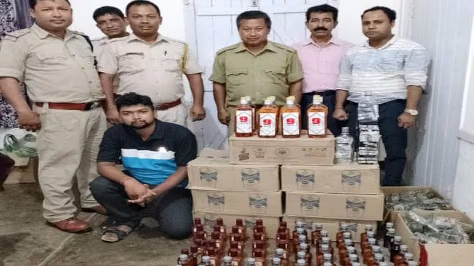 Assam: Excise raid conducted by Margherita and Digboi team