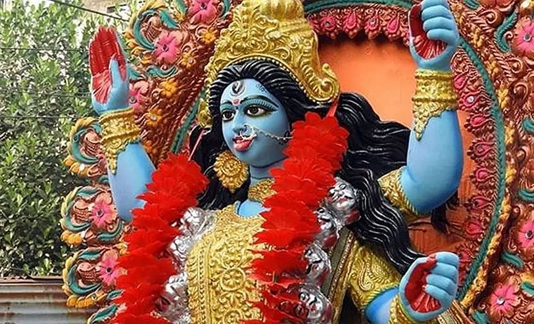 Assam: Demow celebrating Kali Puja