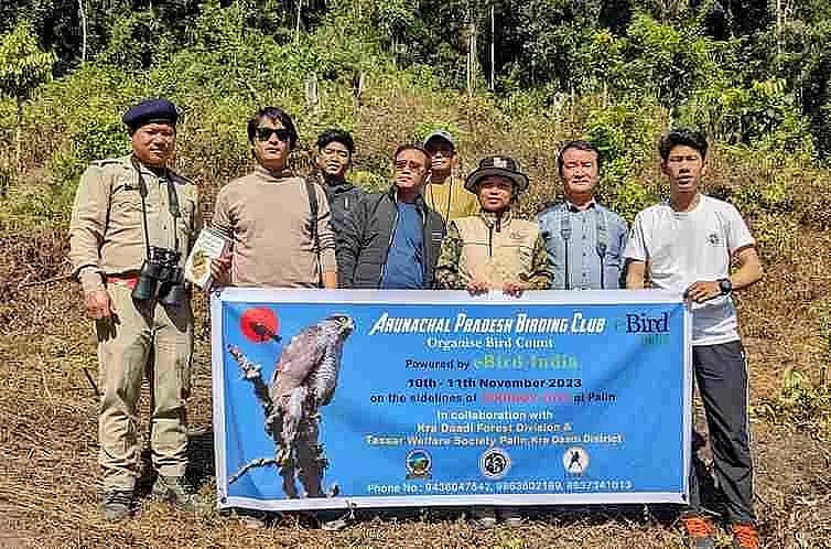 68 species discovered in winter bird count at Palin, Kra-Daadi district of Arunachal Pradesh