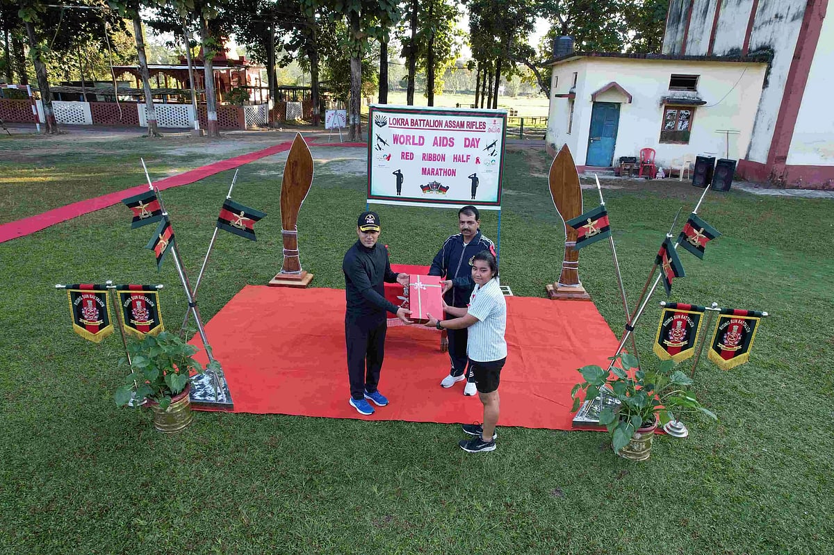 Assam: Red Ribbon Half Marathon organized in Sonitpur district