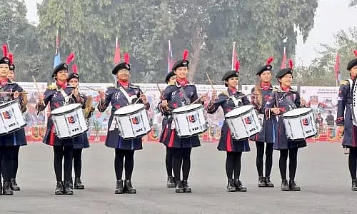 Nagaland: NCC Girl Band from Northeast Smashes Barriers at NCC Republic ...