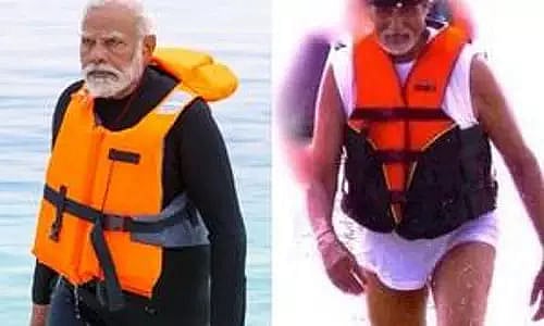 Megastar Amitabh Bachchan mirrors PM Modi’s style in witty post, fans ...