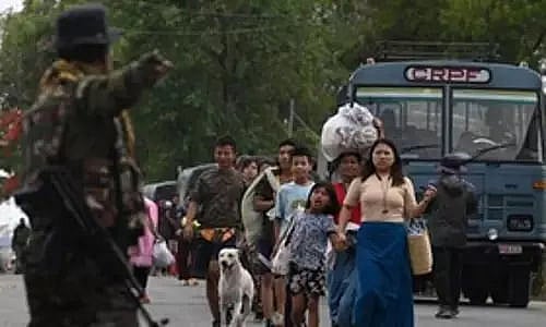 Military coup, civil war in Myanmar leaves Mizoram and Manipur with 40K ...