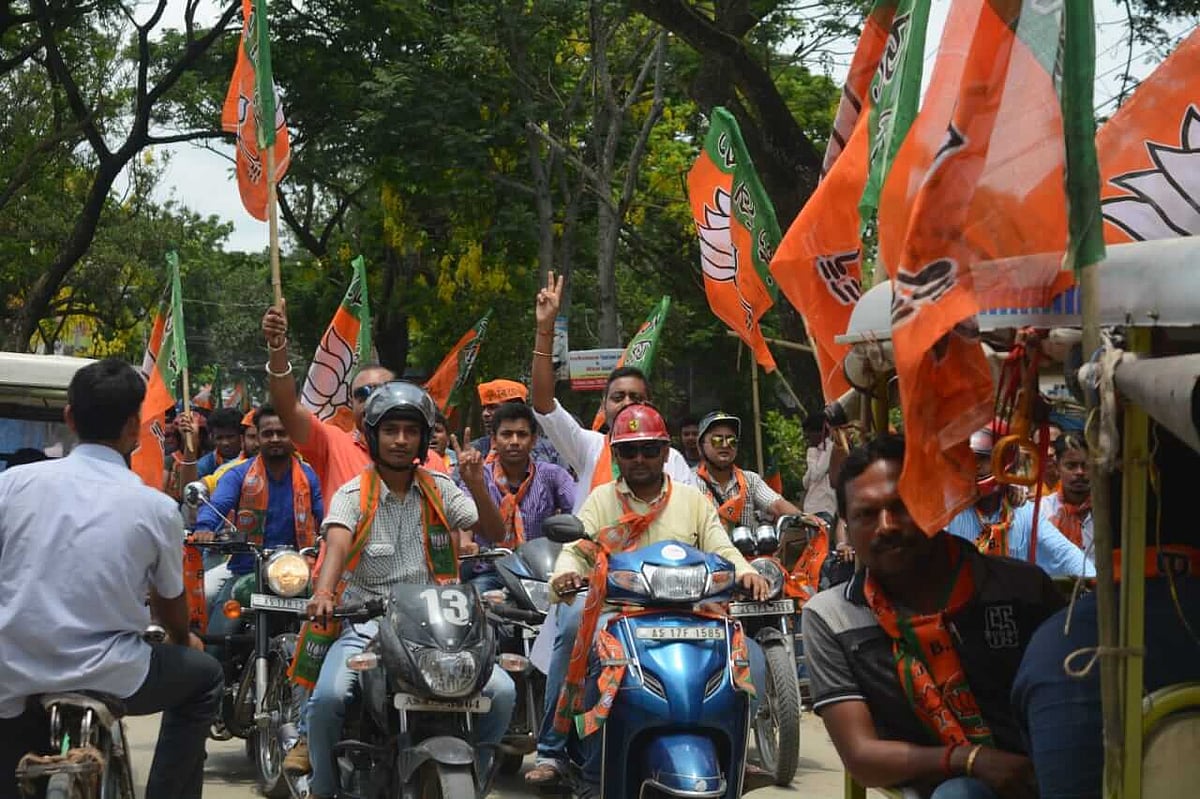 BJYM takes out bike rally