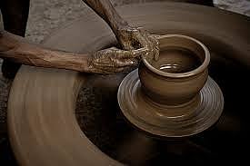 Interactive session with traditional pot makers