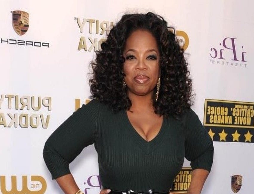 Oprah Winfrey is proud to be happy