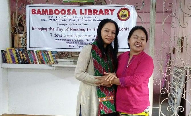 Readers, activists of Bamboosa Library lauded in Tezu at Arunachal Pradesh