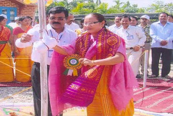 Pramila Rani Brahma Unfurls Tricolour in Lakhimpur