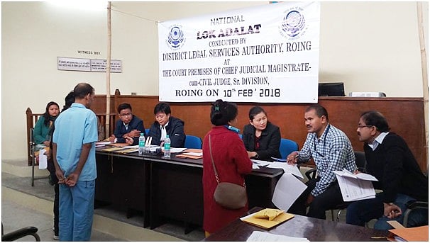DLSA conducts Lok Adalat held in Upper Siang