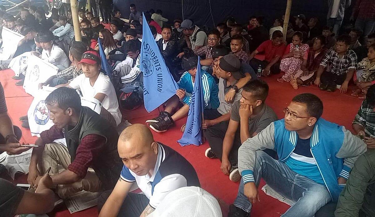 Khasi Students Union (KSU) protests killing of local person in disputed ...