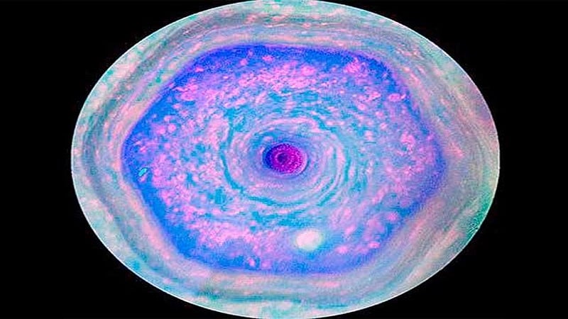 New Six-Sided Jet Stream Spotted at Saturn’s North Pole