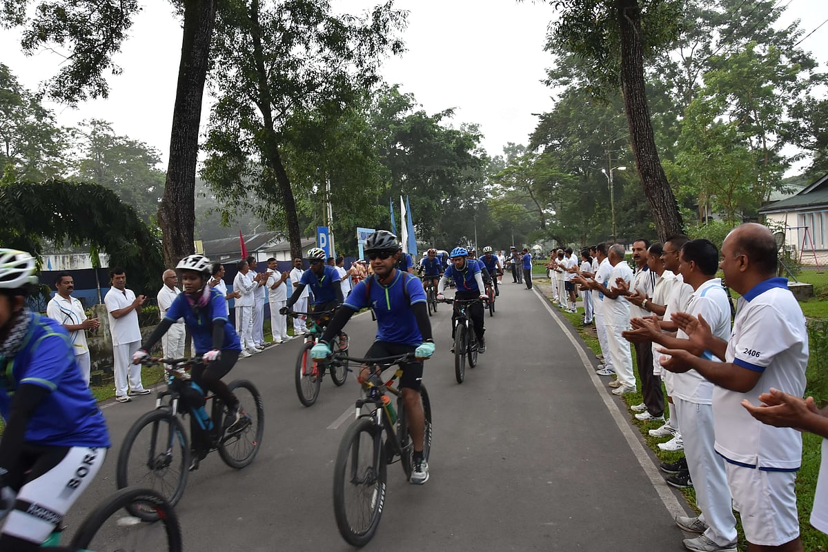 Air Force Station Chabua Flags off Trans Himalayan Expedition