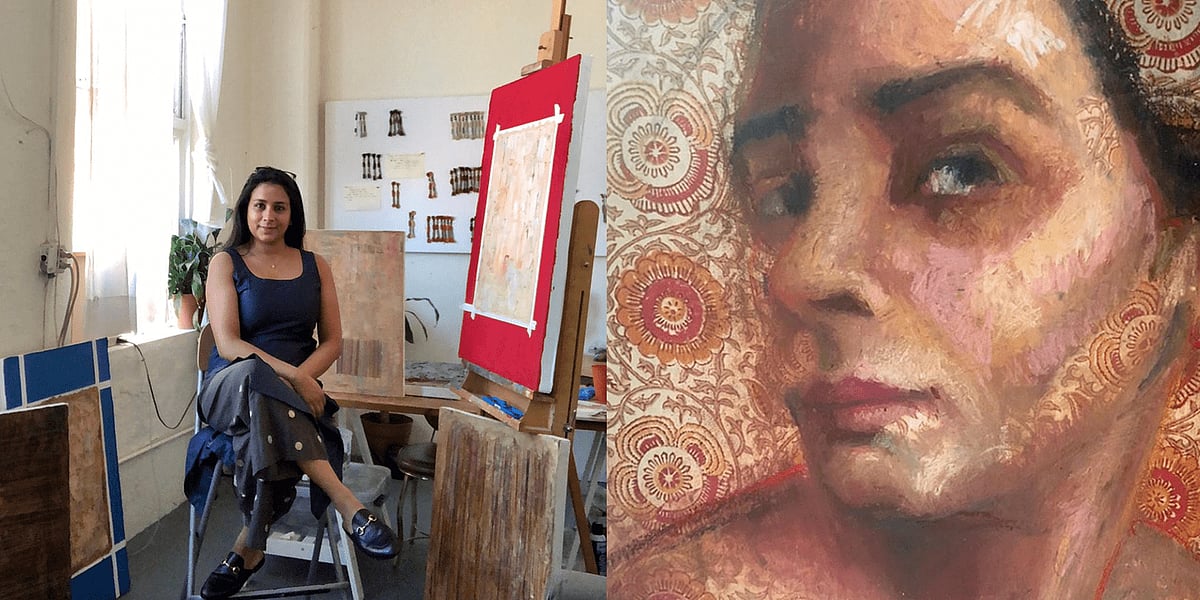 She Paints Life on Canvas