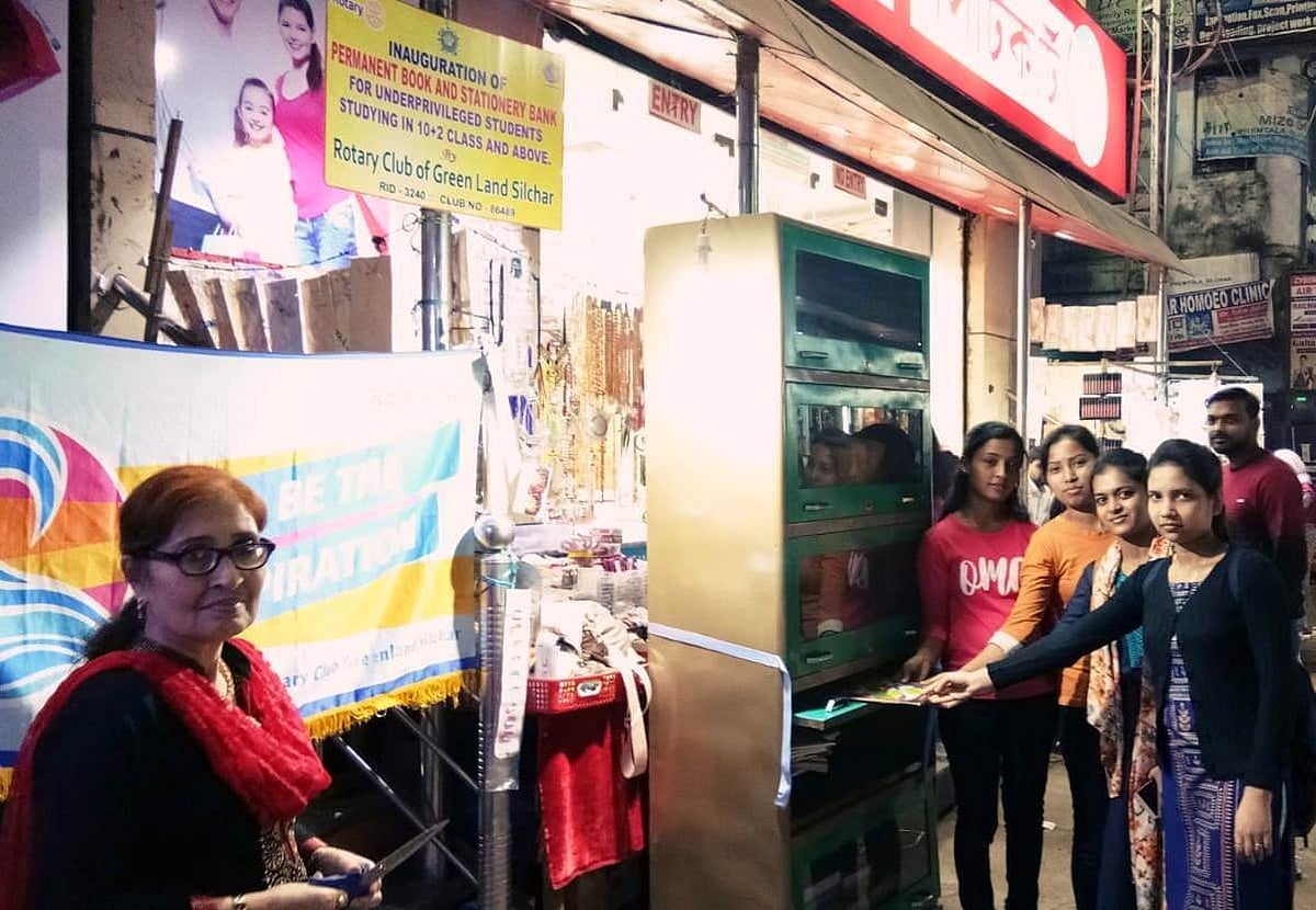 Book bank inaugurated Rotary Club of Green Land Silchar