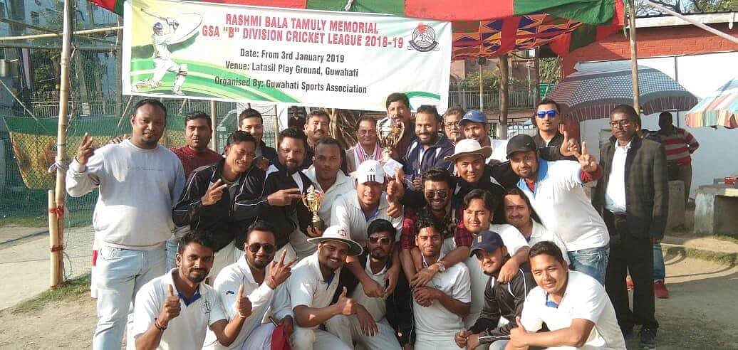Assam State Electricity Board Sports club lift ‘B’ Division title