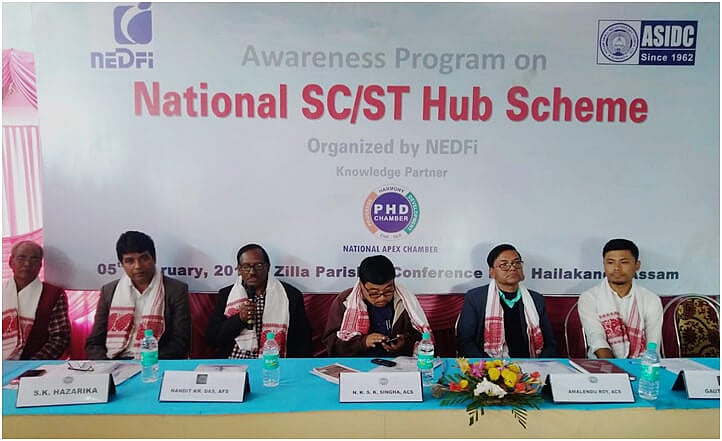 Awareness for National SC-ST Hub held in Hailakandi, Karimganj