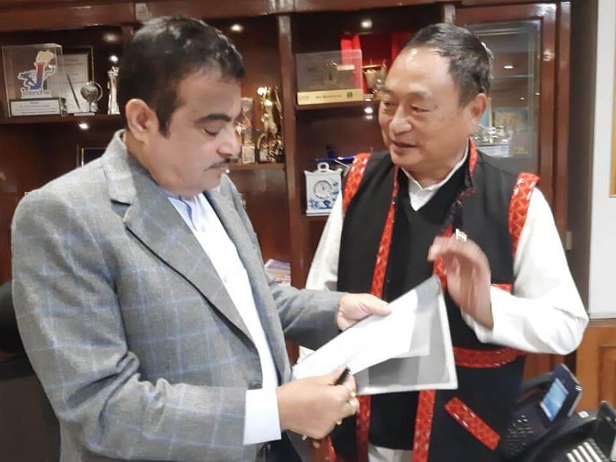 Ninong Ering moves Nitin Gadkari for Arunachal road project