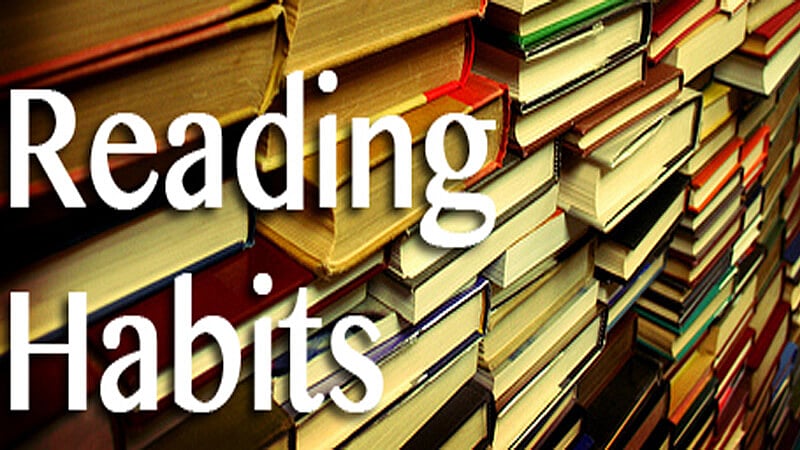 Reading habits of students
