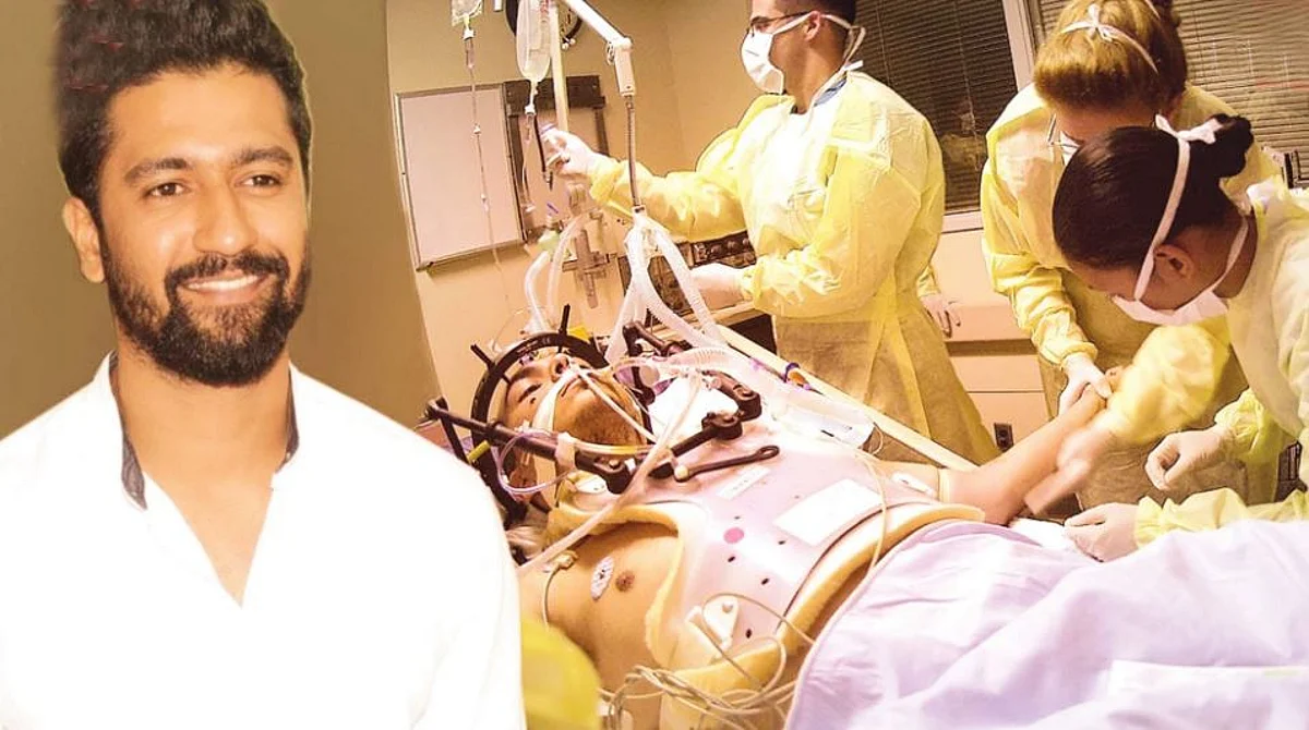 Actor Vicky Kaushal injured during film shoot Actor Vicky Kaushal injured during film shoot