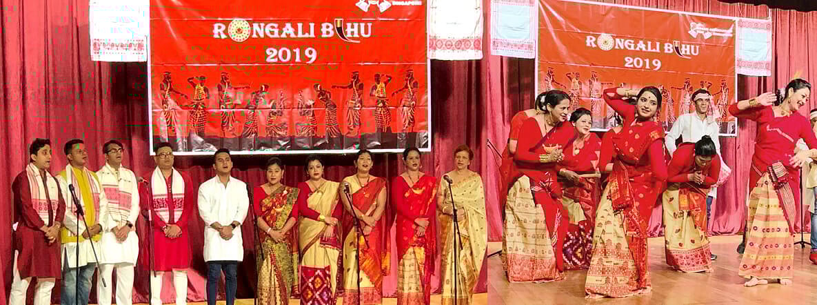 Assamese community in Singapore celebrates Rongali Bihu with a day-long ...
