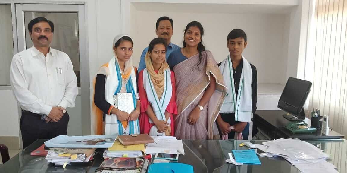 Hailakandi Deputy Commissioner Keerthi Jalli felicitates HSLC achievers