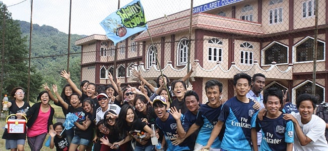 Claretine class held at Saint Claret College (SCCZ) Ziro