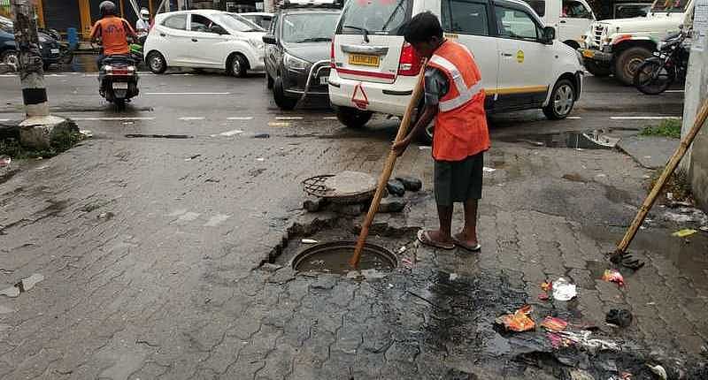 Drain Water Clogging Stinks Residential Area In Guwahati
