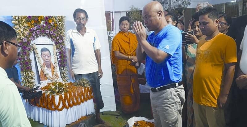 Renowned politician Charan Narzary’s adya shradha organized at Kokrajhar
