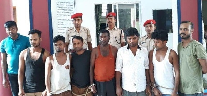 Six-member gang of dacoits arrested by Darrang Police