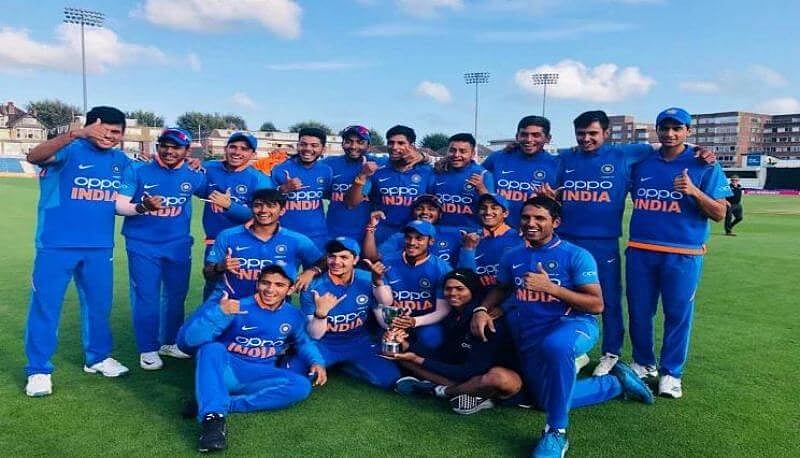 India U19 Team Win U19 Tri-Series Title