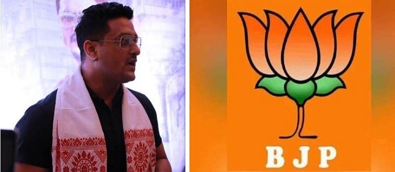 Assamese actor Ravi Sharma joins BJP in presence of BJP national leaders