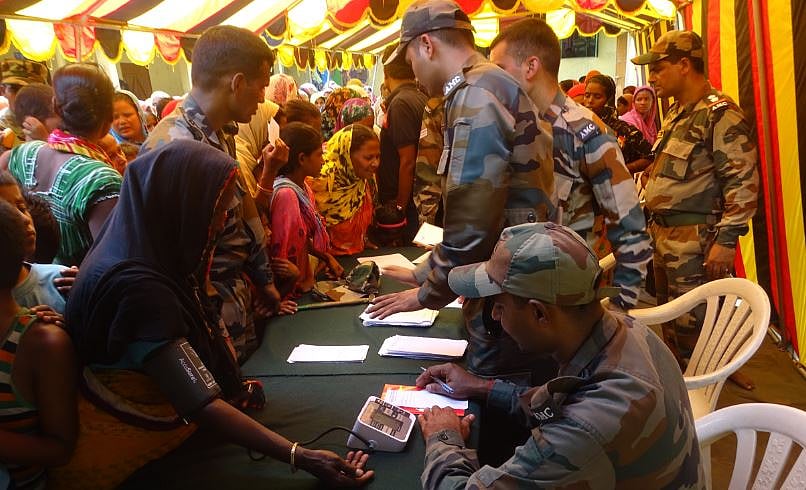 Indian Army, 4004 Field Hospital Conducted Medical Camp in Tezpur