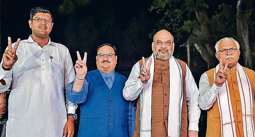 Bharatiya Janata Party, Jannayak Janata Party Seal Haryana Deal