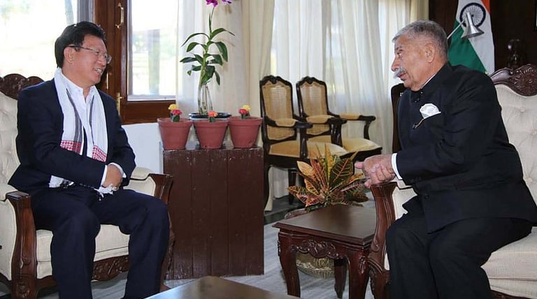 Governor BD Mishra, Taba Tedir discuss education scene in State