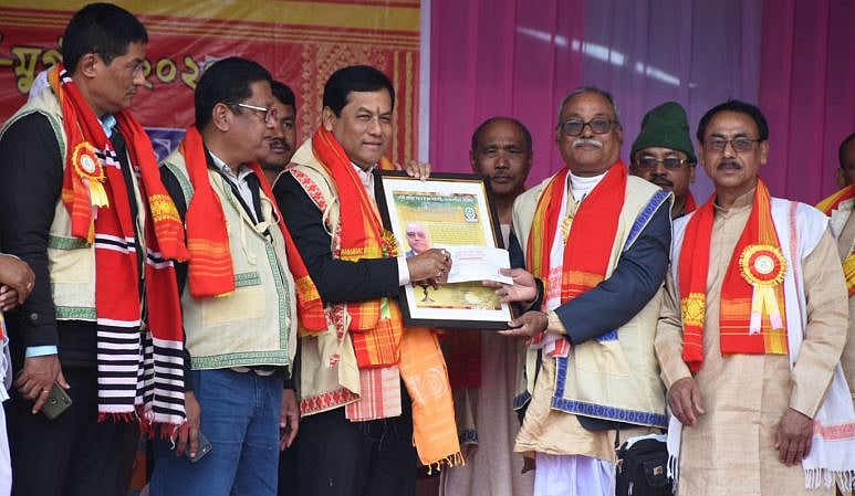 CM Sarbananda Sonowal attends 34th biennial conference of Deuri Sahitya ...