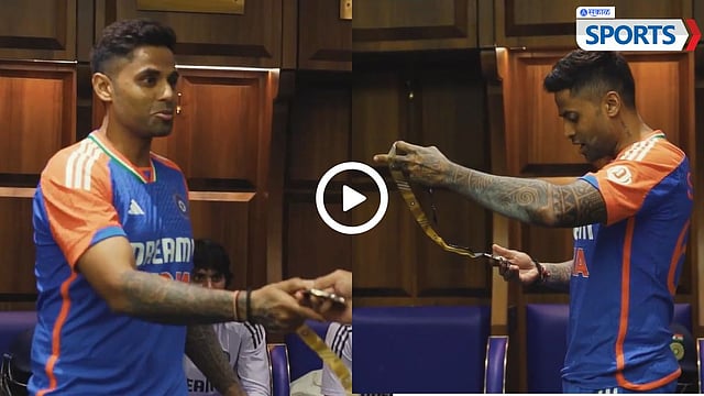 Suryakumar Yadav's Playful Antics During Dhruv Jurel's Impact Fielder Medal Ceremony Go Viral ...